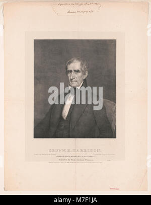 This portrait of William Henry Harrison depicts the 9th U.S. President ...
