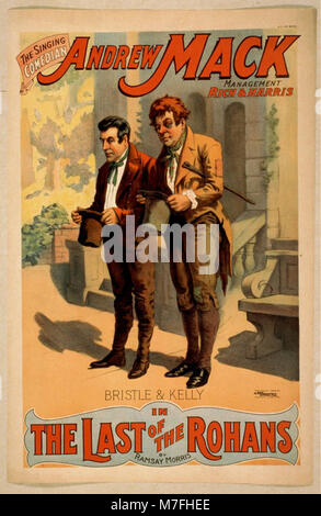 Andrew Mack, a singing comedian, in a performance of 'The Last of the ...