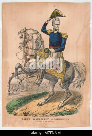 Andrew Jackson during the Battle of New Orleans Stock Photo - Alamy
