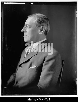 A portrait of Woodrow Wilson, the 28th President of the United States ...