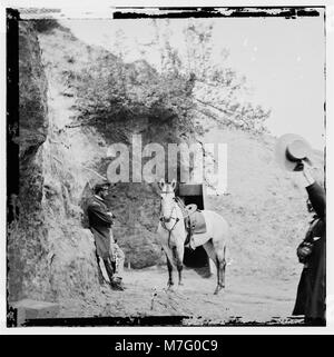 Cornwallis’ cave in Yorktown, Virginia, a historical site where it was ...