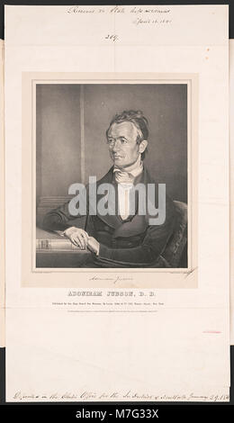 Adoniram Judson was an American missionary, known for his work in Burma ...