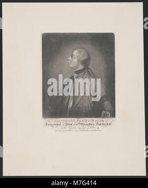 This portrait of Major-General James Wolfe, a prominent British Army ...