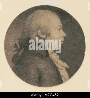 This 19th-century watercolor portrait shows a woman dressed in ...