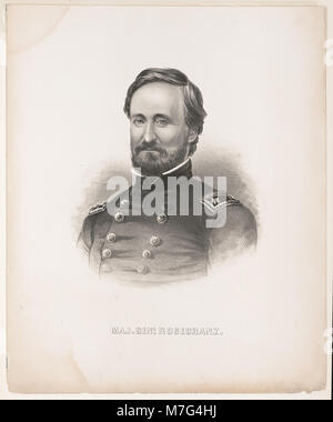 A portrait of Major General William S. Rosecrans, the Commander of the ...