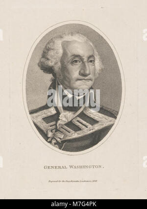 This portrait of General George Washington shows him in military ...