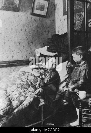 Jacob Riis, a pioneering photojournalist, captured the harsh reality of ...