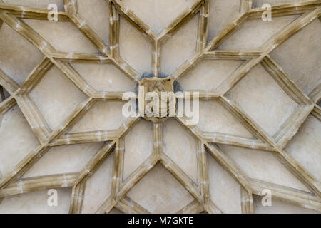 Gothic Church detail depicting Virgin Mary and Jesus Christ Stock Photo ...