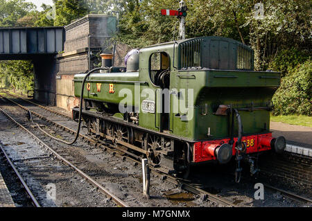 Swindon built GWR tank locomotive 4866 at Didcot Stock Photo - Alamy