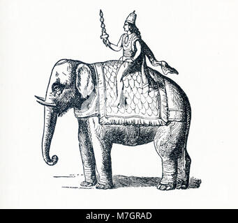 Indra, King of the hindu gods in an early collection of hymns, the Rig ...