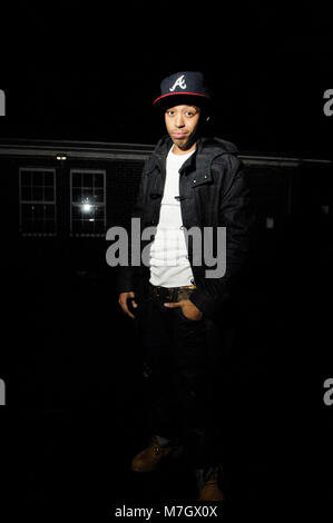 Rapper Cory Gunz (r) backstage portrait at the This is 50 Festival at ...