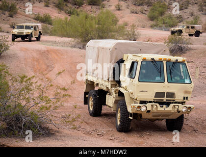 A Light Medium Tactical Vehicle (LMTV) belonging the 640th Aviation ...