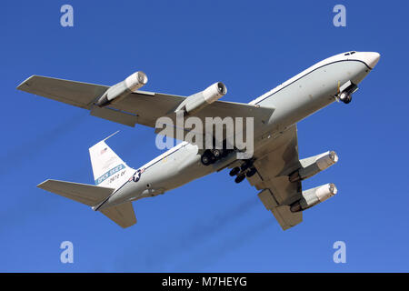 US Air Force OC-135B Open Skies observation aircraft takes off Stock ...
