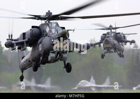 Mil Mi-28N Night Hunter attack helicopter of the Russian Air Force ...
