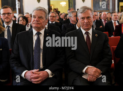 Freiburg, Germany. 11th March, 2018. Former German president Joachim ...