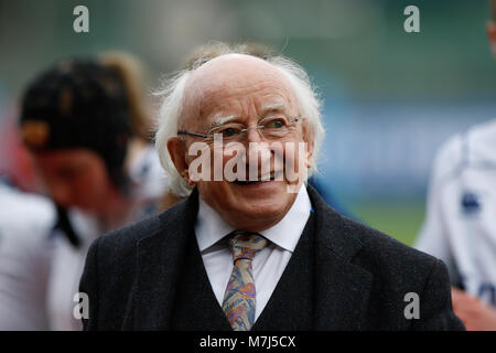 Dublin, Ireland. Sunday 11 March, 2018. Flowers of Scotland. Photo ...