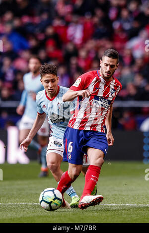 Jorge "Koke" Resurreccion of Atletico de Madrid shows the La Liga 2020/ ...