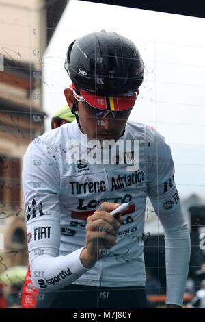 Foligno, Italy. 11th March, 2018. UCI Cycling World Tour, Tirreno ...