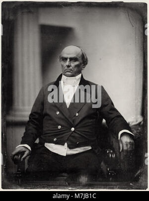A historical image of Daniel Webster, a prominent New England ...
