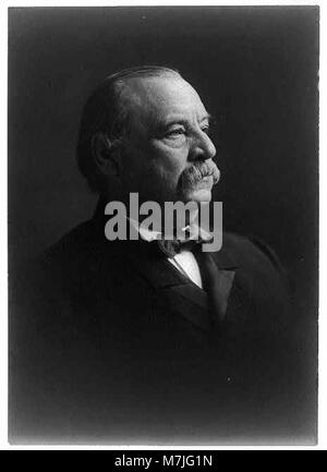 This portrait of Grover Cleveland, taken in 1892, captures the 22nd and ...