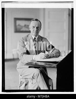 A historical photograph of Calvin Coolidge, the 30th President of the ...