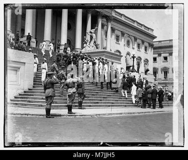 The funeral of President Warren G. Harding, which was a significant ...