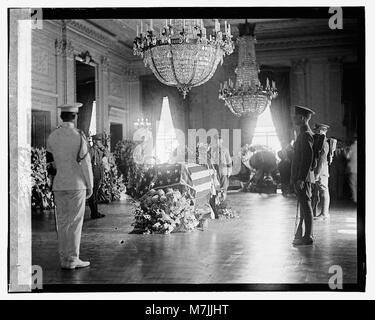 The funeral of Warren G. Harding, the 29th President of the United ...