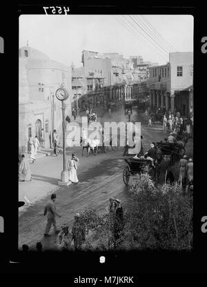 A view of Baghdad, Iraq, featuring street scenes and local types, with ...