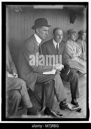 A portrait of Connie Mack, a legendary figure in American baseball ...