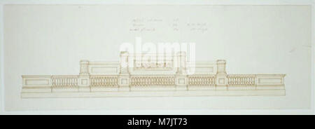 Parapet. Elevation of parapet Stock Photo - Alamy