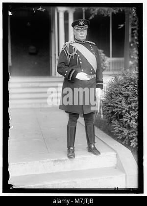 This historical image features General Hugh L. Scott and General Tasker ...