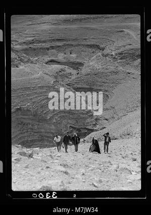 This photograph depicts the archaeological site of Machaerus in ...