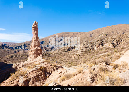 La Poronga rock formation,Bolivia.Quebrada de Palmira,Tupiza Stock ...