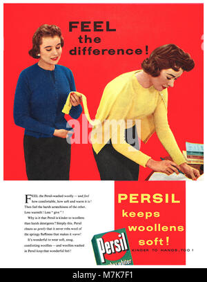 PERSIL ADVERT 1950s Stock Photo - Alamy