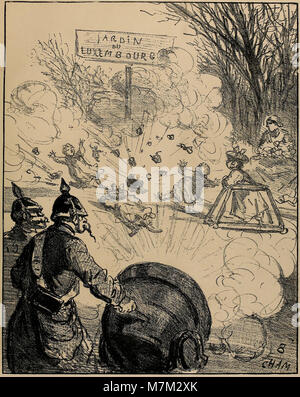 Album du Siège includes caricatures from 1871 depicting the Siege of ...