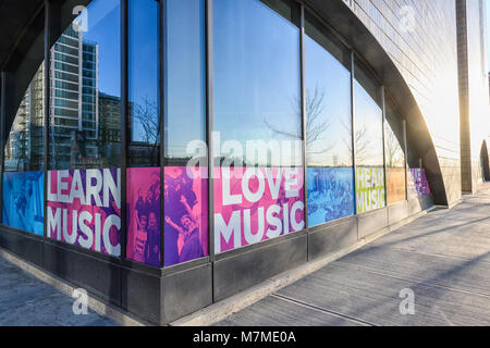 Studio Bell, home of the National Music Centre. Calgary Alberta Canada ...