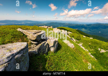 green grass rise hill mound hillock knoll hump fresh galanty show Stock ...