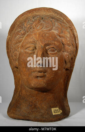 Hellenistic bronze head from the statue of a satyr c. 100 BC ...