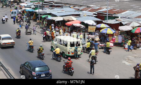 The Dantokpa Market in Cotonou, Benin - one of the largest open air ...
