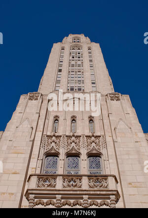 Cathedral of Learning late Gothic revival University of Pittsburgh ...