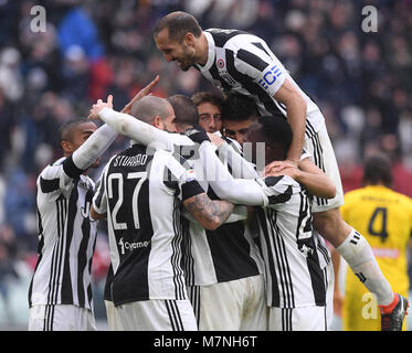 Turin, Italy. 11th March, 2018. Wojciech Szczesny (Juventus FC) during ...