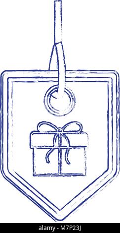 commercial hangtag with gift hanging Stock Vector Image & Art - Alamy