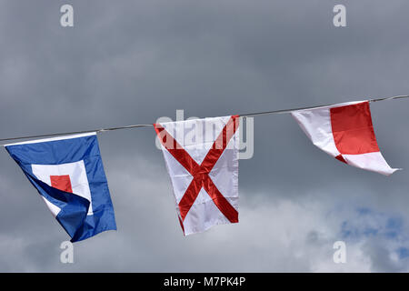 International code of signals flags Stock Photo - Alamy