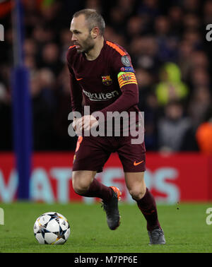 ANDRES INIESTA FC BARCELONA STAMFORD BRIDGE LONDON ENGLAND 06 May 2009 ...