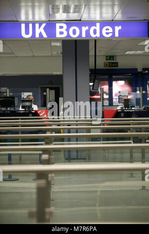 UK Border Agency checks Stock Photo - Alamy