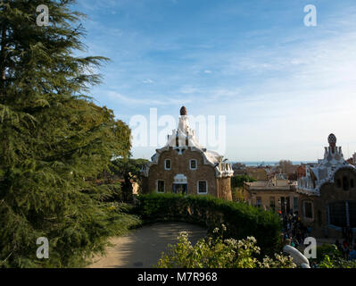 La Casa Del Guarda (The Warden's House) and Porter's Lodge, Park Guell ...