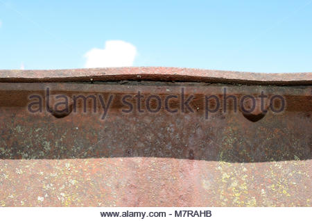 Old rusty rivets on Steel Bridge Stock Photo: 115333809 - Alamy