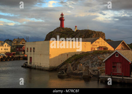 The fishing village of Ona Sandoy More og Romsdal Norway Stock Photo ...
