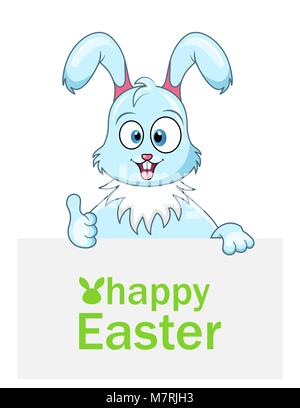 Cute easter card with paper bunny art Stock Vector Image & Art - Alamy