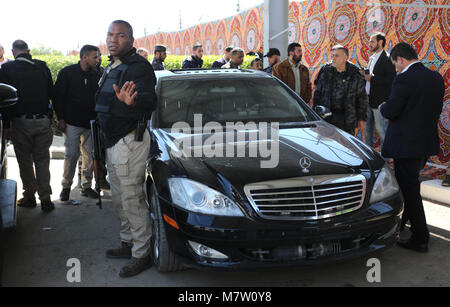 Gaza Strip. 13th March, 2018. Security members of the Hamas Islamist ...